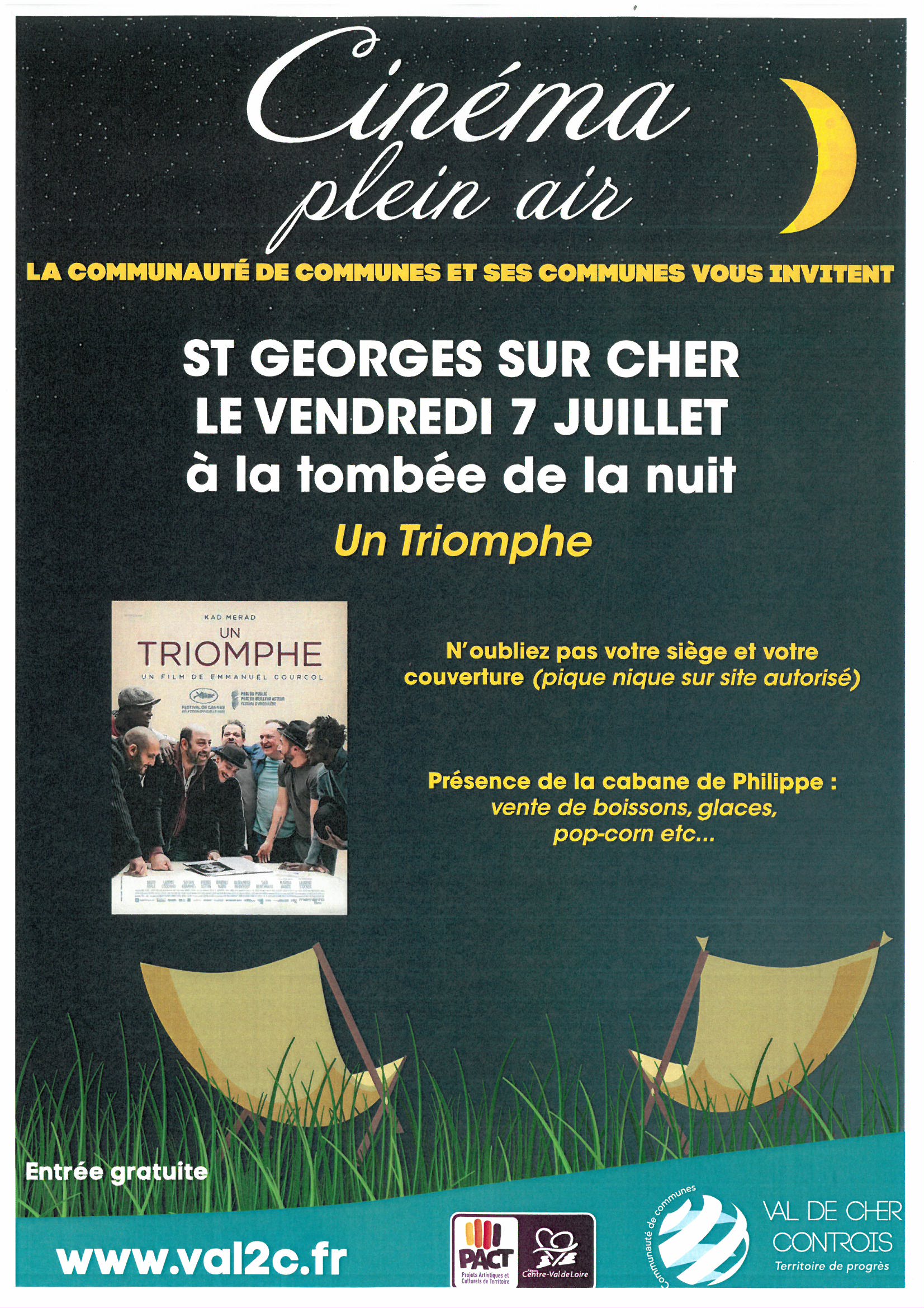 Séance cinéma en plein-air : « Le Triomphe » - Saint-Georges-sur-Cher